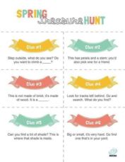 How to Outdoor fun-spring-treasure hun-free-activity-pta- | School ...